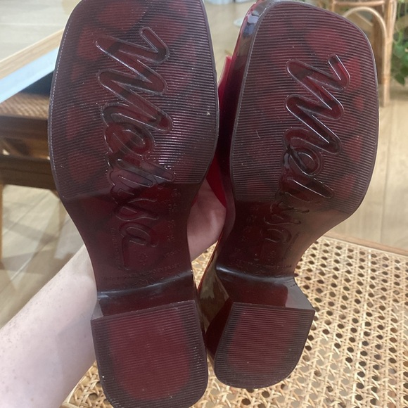 Melissa | Shoes | Melissa Red Rubber Platforms Sz 7 | Poshmark